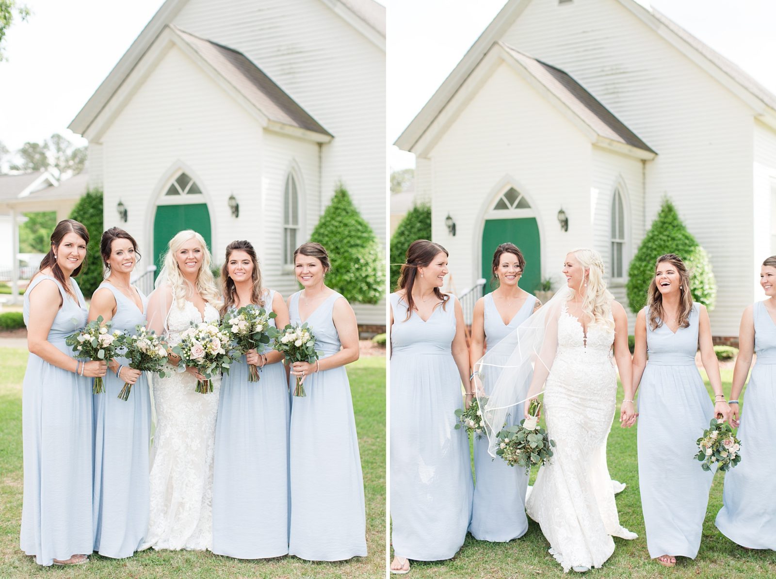 Light Blue Spring Wedding In Goldsboro, NC | Hannah And Ben | Dakota ...