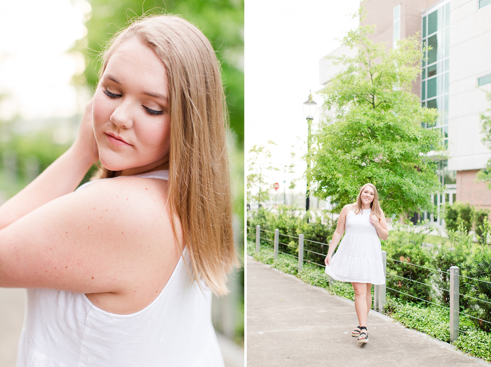 Downtown Wilmington, NC Spring Senior Photos | Lydia Butler | Dakota ...