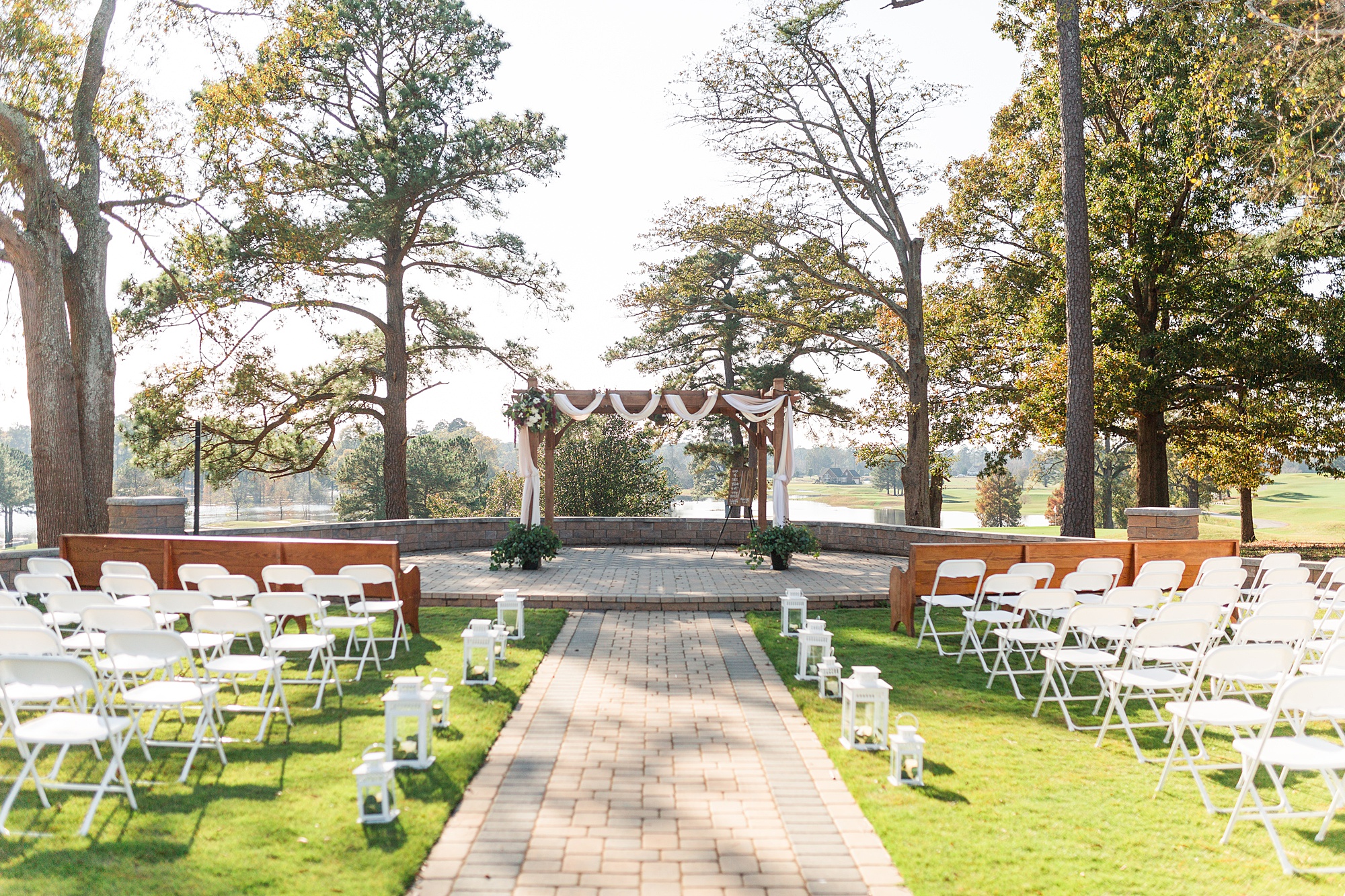 Fall Wedding at Lane Tree Golf Course in Goldsboro, NC | Alyssa and ...